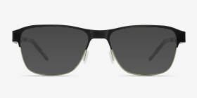 Python Rectangle Black Full Rim Eyeglasses | Eyebuydirect