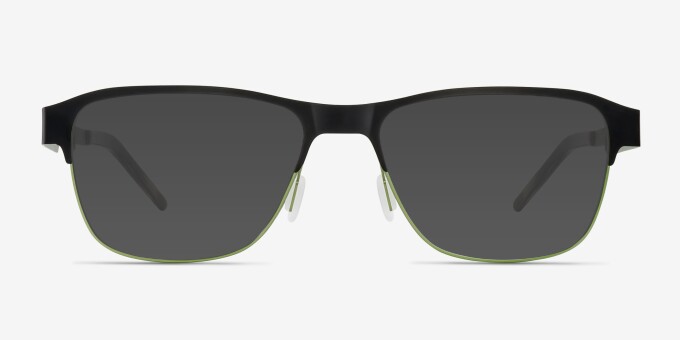 Python Rectangle Black Full Rim Eyeglasses | Eyebuydirect