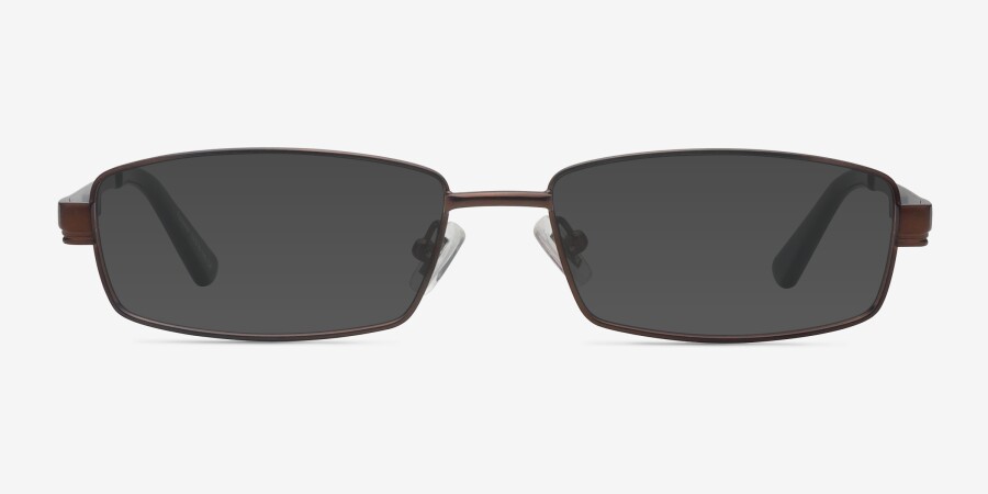 Forester Rectangle Brown Full Rim Eyeglasses | Eyebuydirect Canada