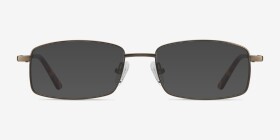 Tab Rectangle Bronze Full Rim Eyeglasses | Eyebuydirect