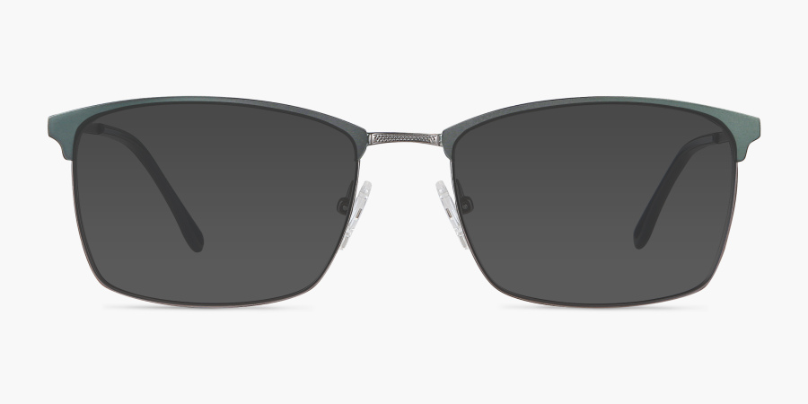 Signal - Rectangulaire Vert Monture Lunettes de vue Pour Hommes ...