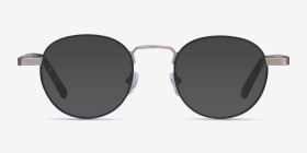 Orbit Round Blue Full Rim Eyeglasses | Eyebuydirect