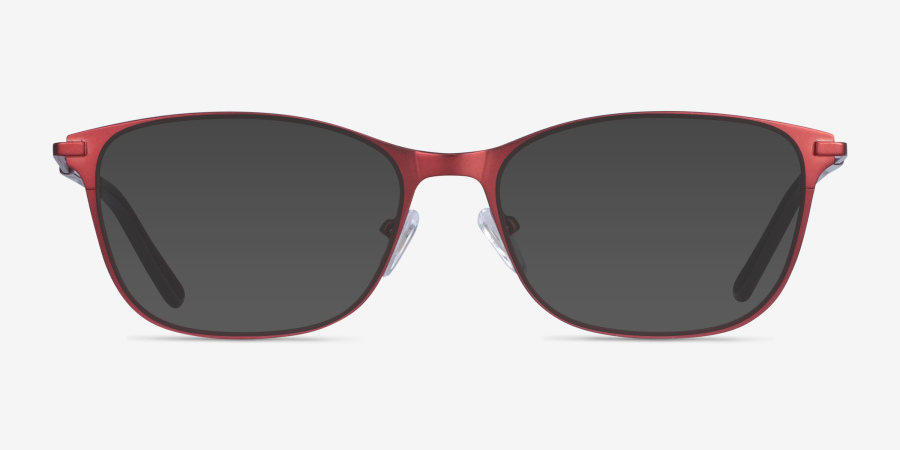 Modena Cat Eye Red Glasses for Women | Eyebuydirect