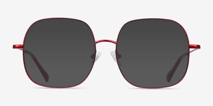 Movement Square Red Full Rim Eyeglasses | Eyebuydirect