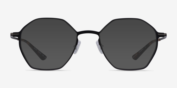 Alloy Geometric Black Full Rim Eyeglasses | Eyebuydirect