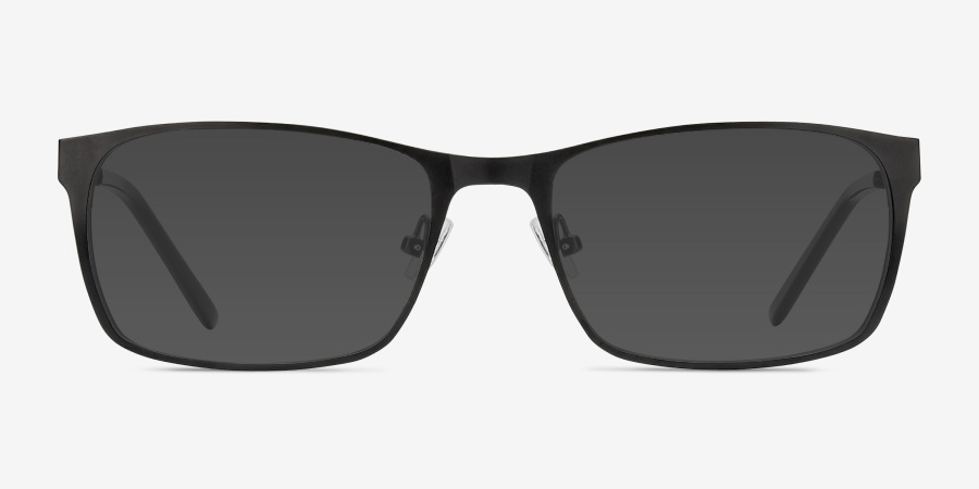 Dublin Rectangle Matte Black Full Rim Eyeglasses Eyebuydirect
