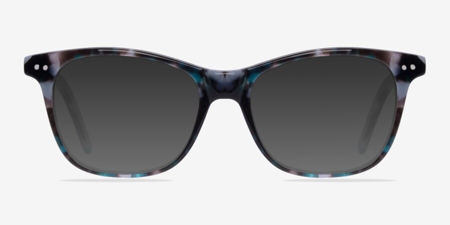 Almost Famous Cat Eye Nebular Blue Glasses for Women | Eyebuydirect Canada