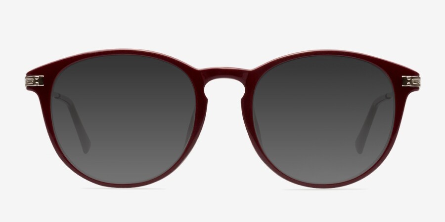 Muse Round Red Glasses for Women | Eyebuydirect