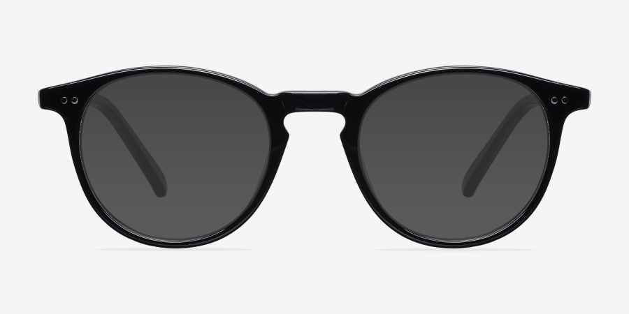 Kyoto Round Black Full Rim Eyeglasses Eyebuydirect Canada