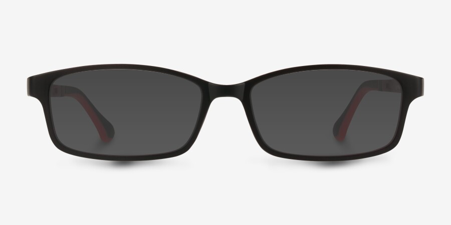 Broad Rectangle Black Full Rim Eyeglasses | Eyebuydirect