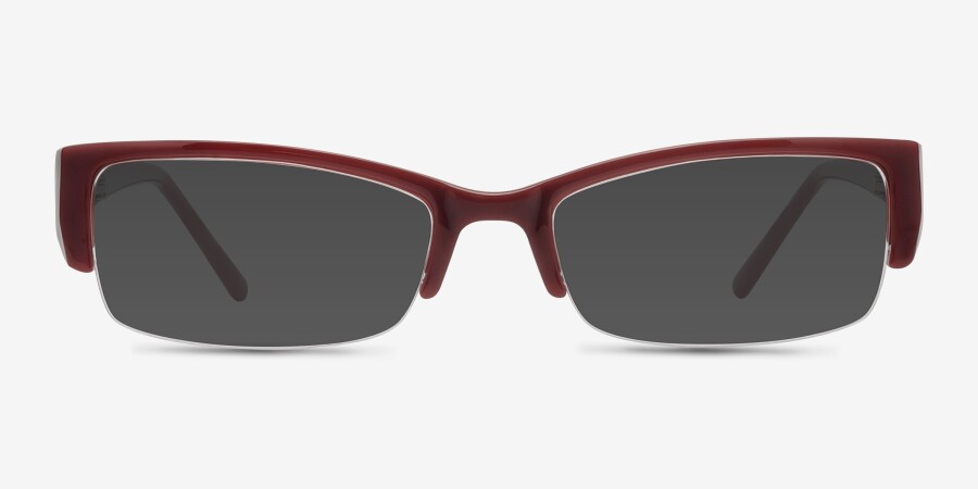 Diane Rectangle Red Glasses for Women | Eyebuydirect