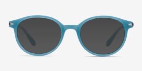 Indigo Round Blue Glasses for Women | Eyebuydirect