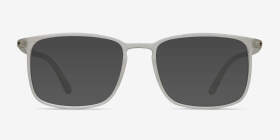 Structure Rectangle Frosted Clear Full Rim Eyeglasses | Eyebuydirect