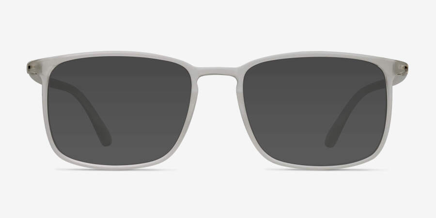 Structure Rectangle Frosted Clear Full Rim Eyeglasses Eyebuydirect Canada