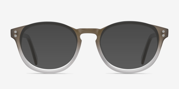 Split Round Brown Full Rim Eyeglasses | Eyebuydirect