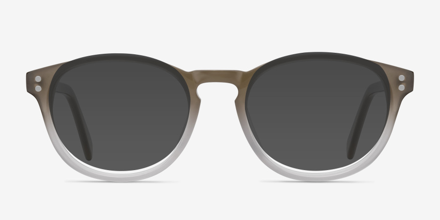 Split Round Brown Full Rim Eyeglasses | Eyebuydirect
