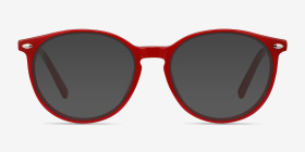 Blink Round Red Glasses for Women | Eyebuydirect