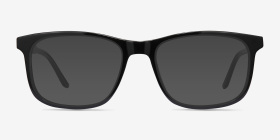 Ballast Rectangle Black Glasses for Men | Eyebuydirect