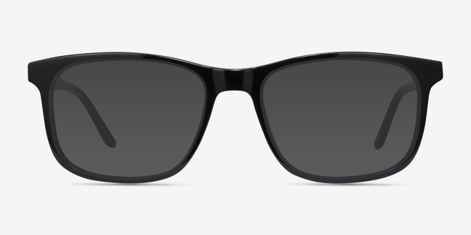 Ballast Rectangle Black Glasses for Men | Eyebuydirect