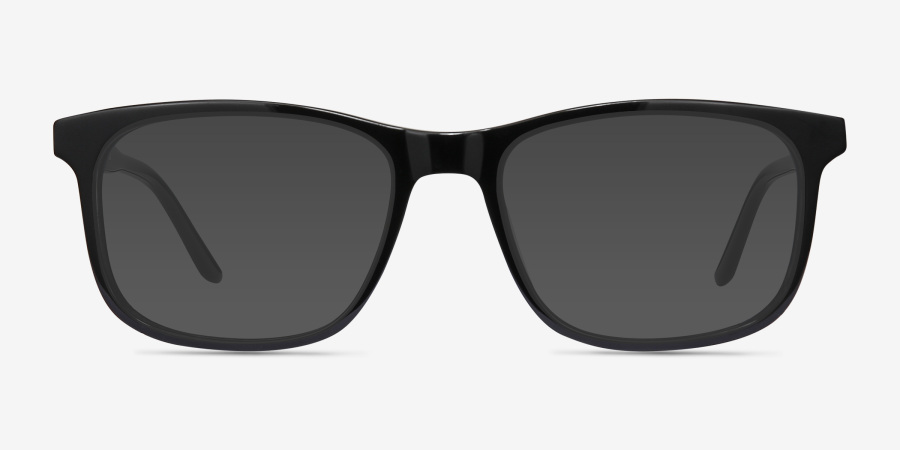 Ballast Rectangle Black Glasses for Men | Eyebuydirect