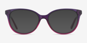 Pursuit Cat Eye Purple Glasses for Women | Eyebuydirect
