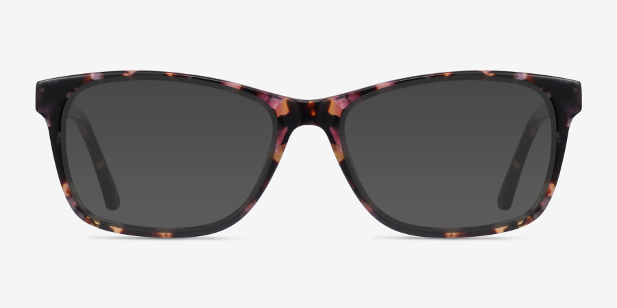 Annett Rectangle Floral Full Rim Eyeglasses | Eyebuydirect