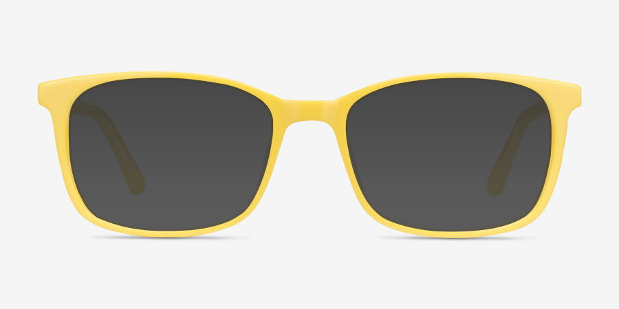 Equality Rectangle Yellow Full Rim Eyeglasses | Eyebuydirect