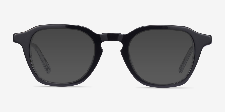 Victor Geometric Black & Zebra Full Rim Eyeglasses | Eyebuydirect Canada