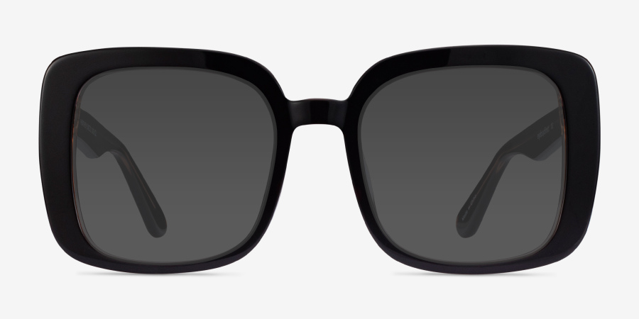 Heather Square Dark Coffee Glasses for Women | Eyebuydirect