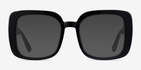 Heather Square Black Glasses for Women | Eyebuydirect