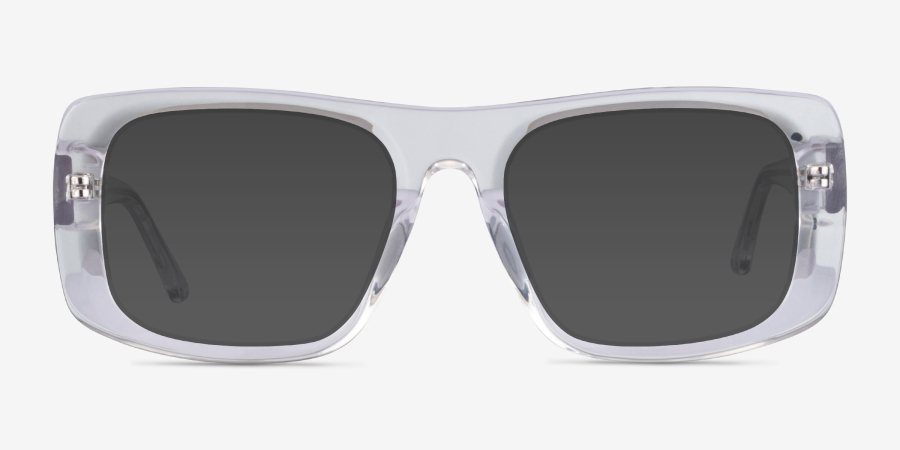 Sonny Rectangle Clear Glasses for Men | Eyebuydirect