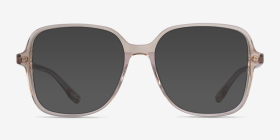 Bloom Square Champagne Full Rim Eyeglasses | Eyebuydirect