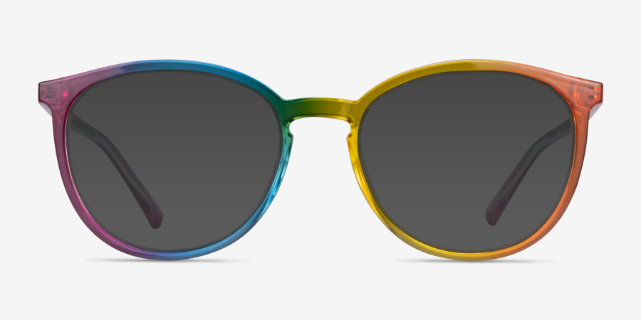 Joyful Round Rainbow Glasses for Women | Eyebuydirect