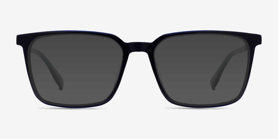 Basic Rectangle Navy Full Rim Eyeglasses | Eyebuydirect Canada