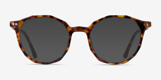 Trace Geometric Tortoise Full Rim Eyeglasses | Eyebuydirect Canada