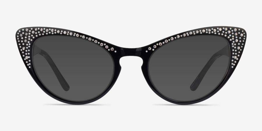 Abyssinian Cat Eye Black Glasses for Women | Eyebuydirect