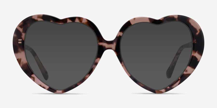 Suki Heart Pink Tortoise Glasses for Women | Eyebuydirect