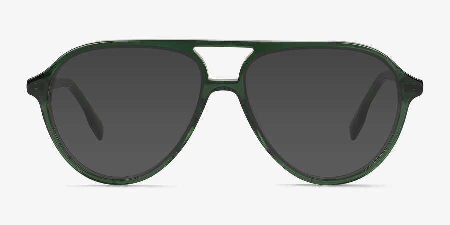 Verbena Aviator Crystal Green Full Rim Eyeglasses | Eyebuydirect