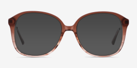 Edith Round Brown Pearl Glasses for Women | Eyebuydirect