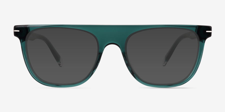 Mentis Square Crystal Blue Full Rim Eyeglasses | Eyebuydirect Canada