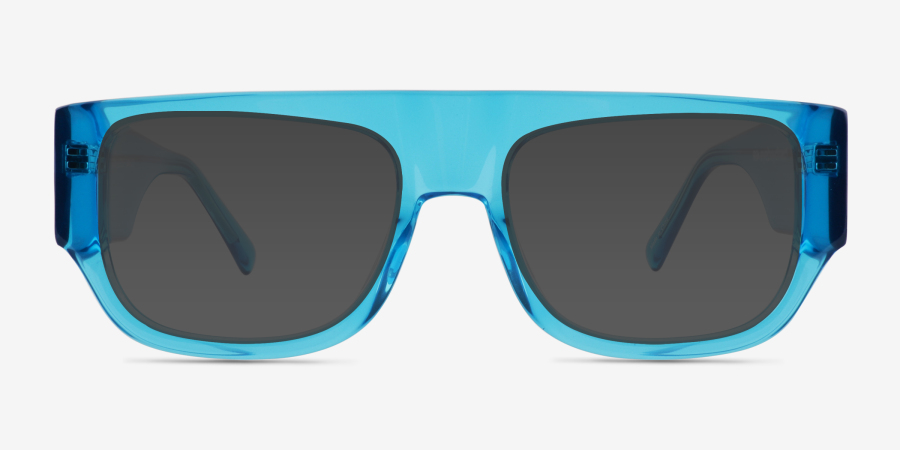 Vision Aviator Crystal Blue Glasses for Men | Eyebuydirect Canada