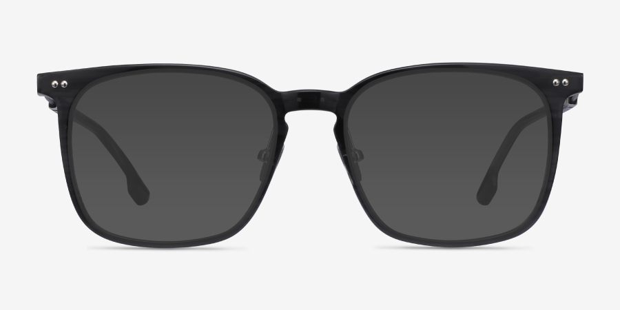 Cohen Square Gray Full Rim Eyeglasses | Eyebuydirect