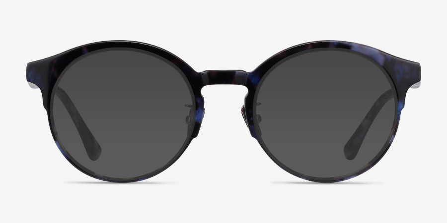 Rochelle Round Blue Tortoise Glasses for Women | Eyebuydirect Canada