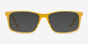 Marvel Rectangle Yellow Glasses for Men | Eyebuydirect