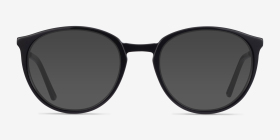 Mindful Round Black Gold Full Rim Eyeglasses | Eyebuydirect