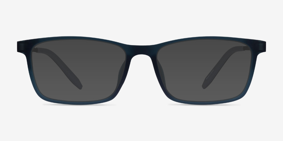 Rebus Rectangle Matte Green Glasses for Men | Eyebuydirect