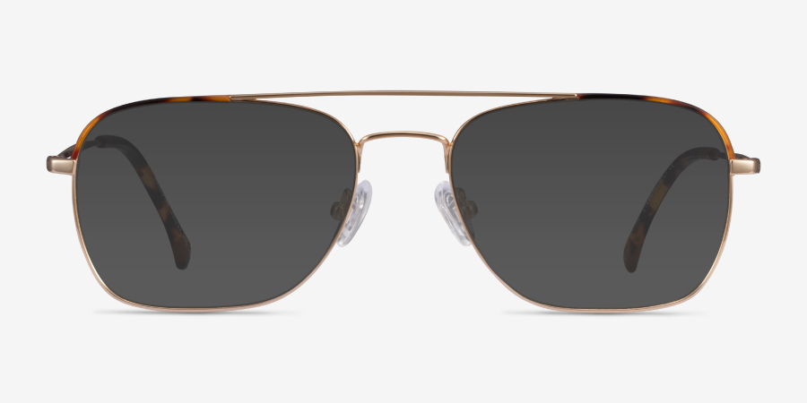 Arizona Aviator Gold Tortoise Full Rim Eyeglasses | Eyebuydirect