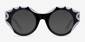 Audition Geometric Black Clear Glasses for Women | Eyebuydirect