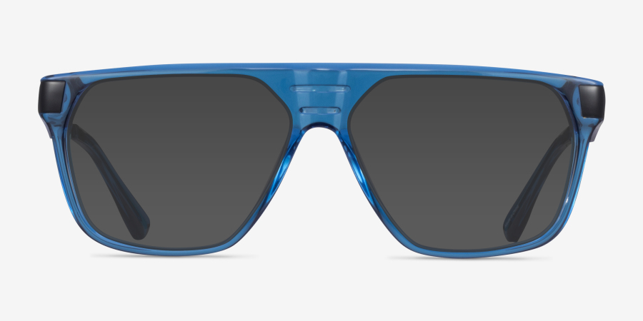 Hub Aviator Blue Black Glasses for Men | Eyebuydirect Canada