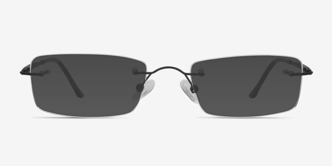 Diffuse Rectangle Black Rimless Eyeglasses | Eyebuydirect